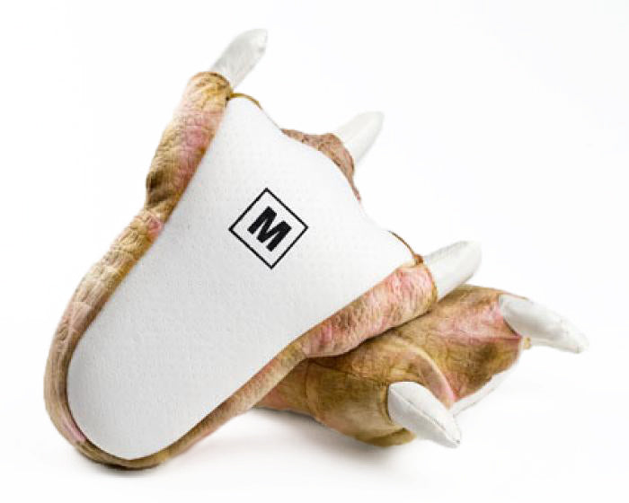 Brown Dinosaur Claw Slippers – AnimalSlippers.com